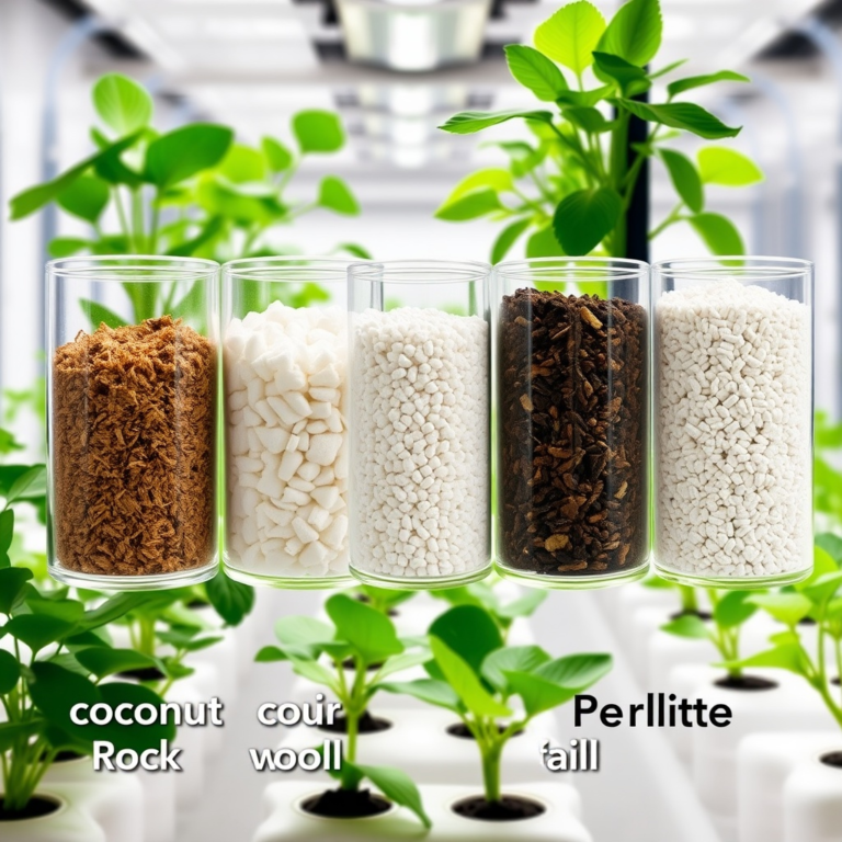 Comparing Different Hydroponic Growing Mediums - Easy Home Hydroponics