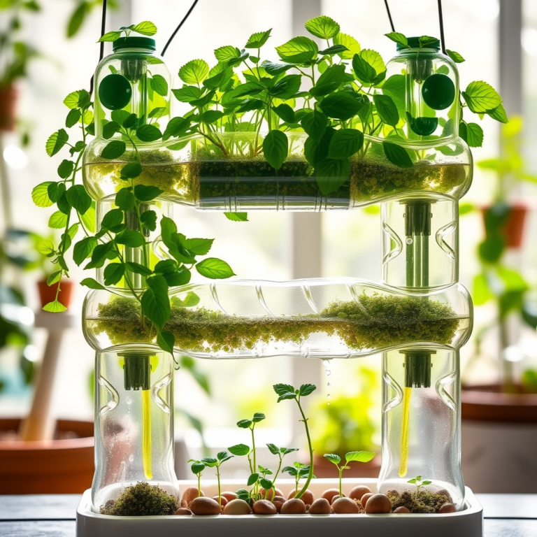 Constructing a Vertical Hydroponic Garden from PVC Pipes - Easy Home ...