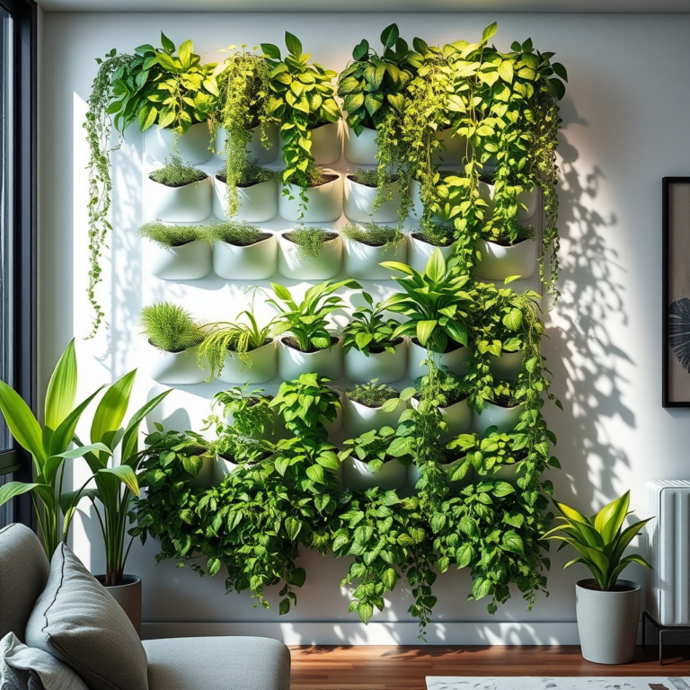 Designing a Vertical Wall Garden with Hydroponic Pockets - Easy Home ...
