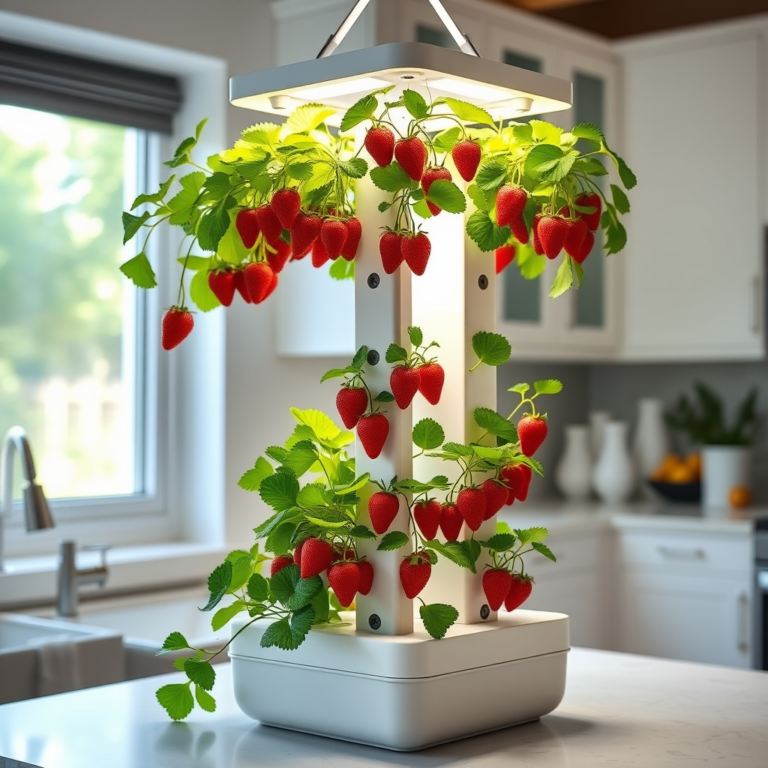 Implementing Hydroponic Strawberry Towers at Home - Easy Home Hydroponics