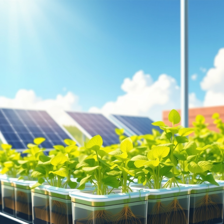 Solar-Powered Hydroponic Systems for Eco-Friendly Growing - Easy Home Hydroponics