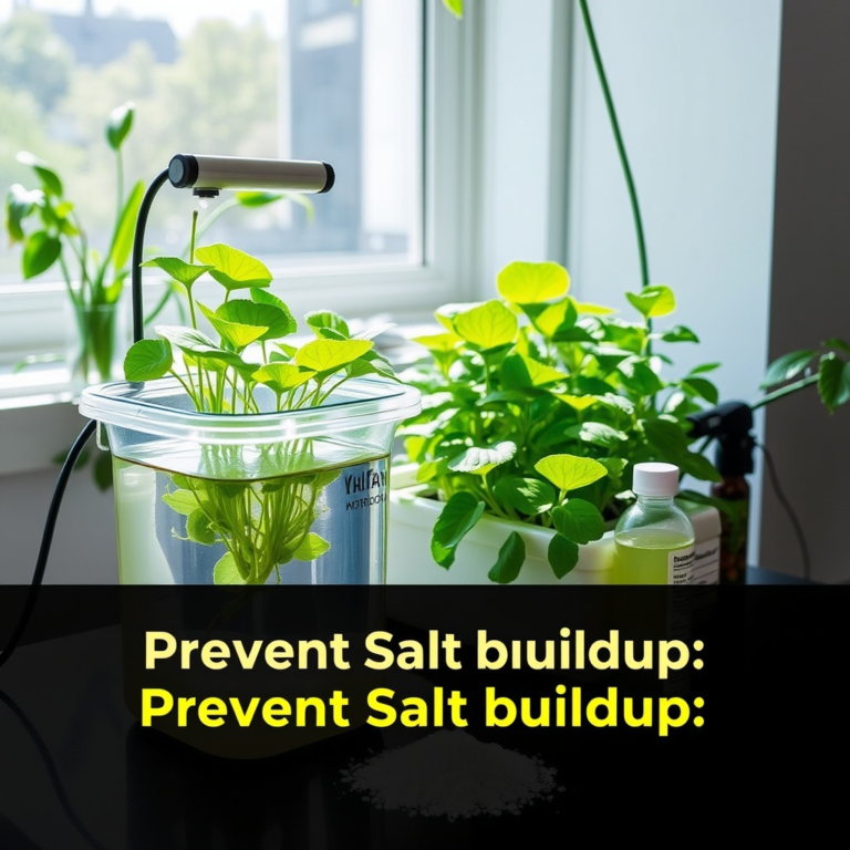 Preventing Salt Buildup in DIY Hydroponic Setups - Easy Home Hydroponics