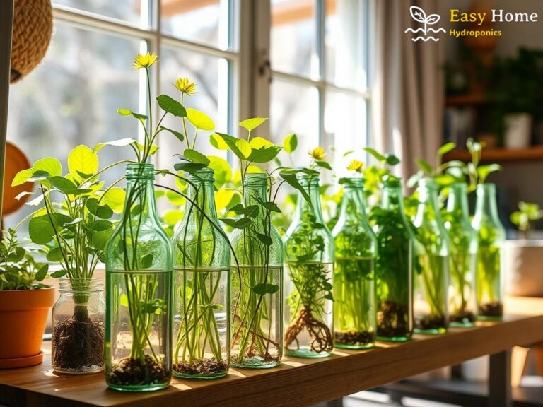 Building a Hydroponic Garden from Recycled Glass Bottles - Easy Home Hydroponics